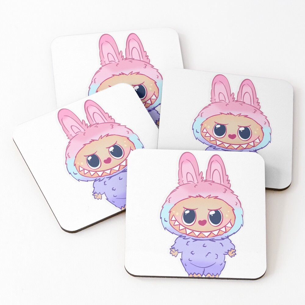 "Cotton Candy Labubu " Sticker for Sale by KittyWolf707 | Redbubble