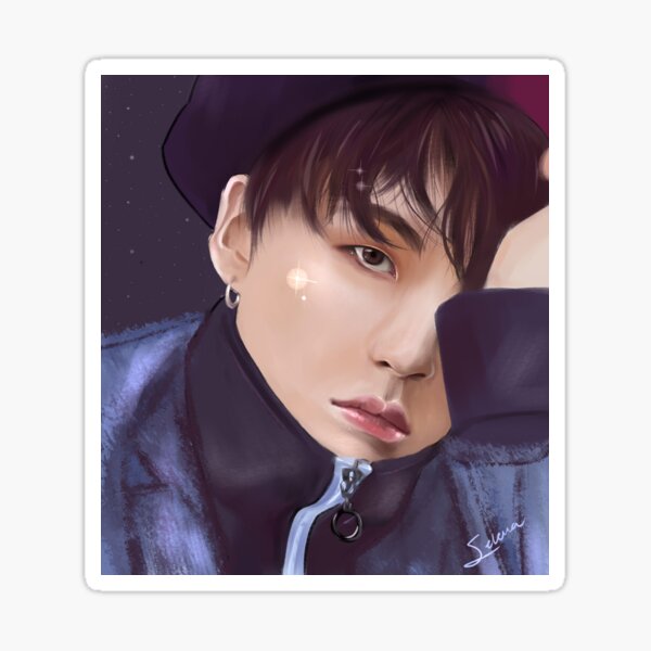 "Bts Suga" Sticker by selenayao12 | Redbubble