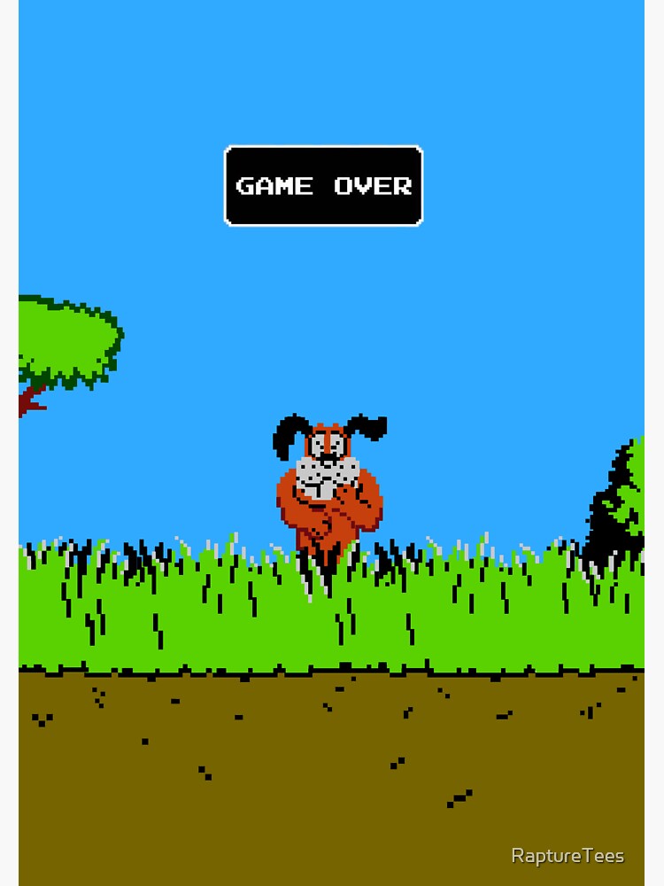 "Duck Hunt Dog" Sticker for Sale by RaptureTees | Redbubble