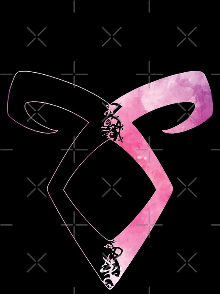 "Shadowhunters rune - Angelic power rune half solid half silhouette ...