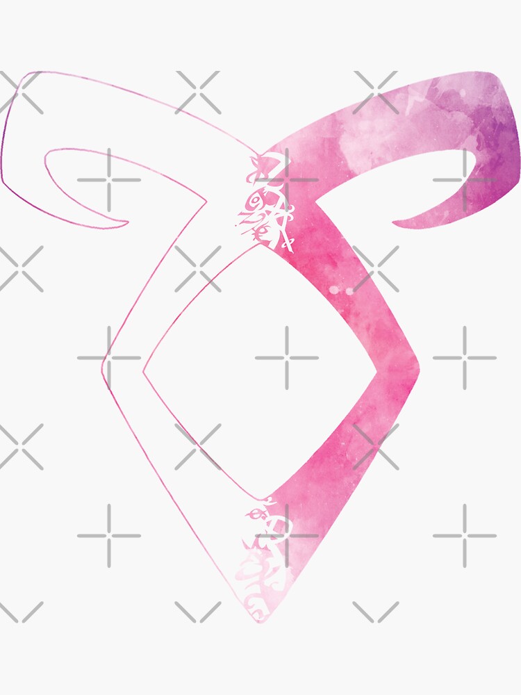 "Shadowhunters rune - Angelic power rune half solid half silhouette ...