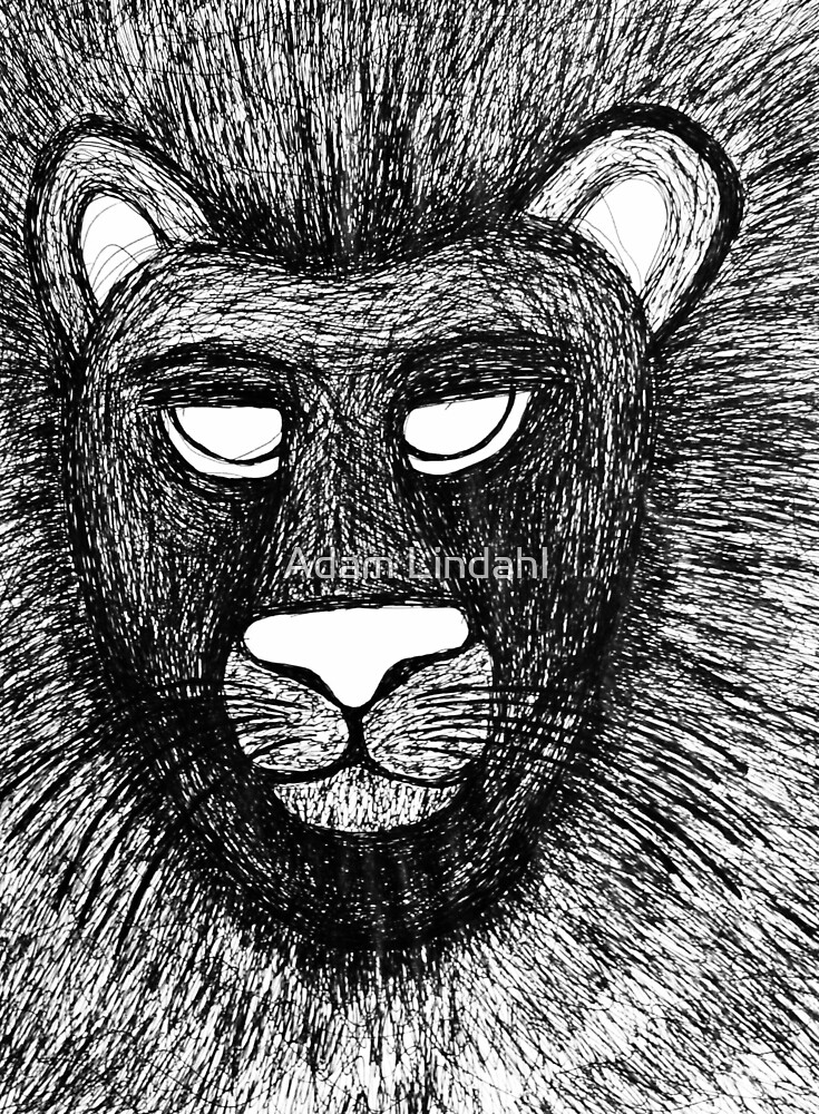 "Soul of A Lion" by Adam Lindahl | Redbubble