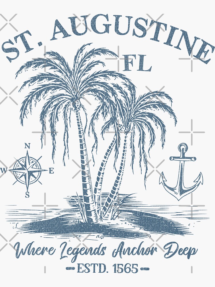 "St. Augustine FL – Where Legends Anchor Deep | Vintage Coastal Design ...