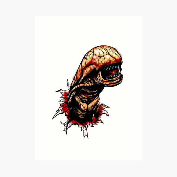 "Chestburster" Art Print for Sale by JTK667 | Redbubble