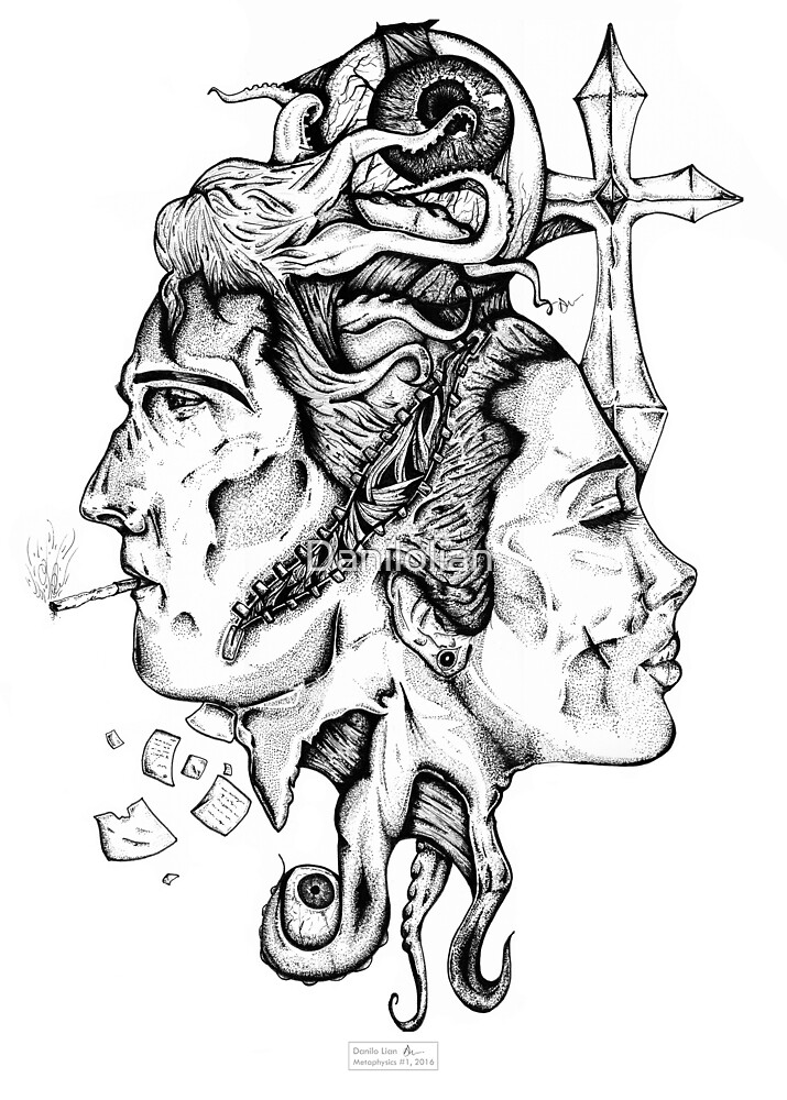 "Metaphysics #1. Illustration by Danilo Lian." by Danilolian | Redbubble