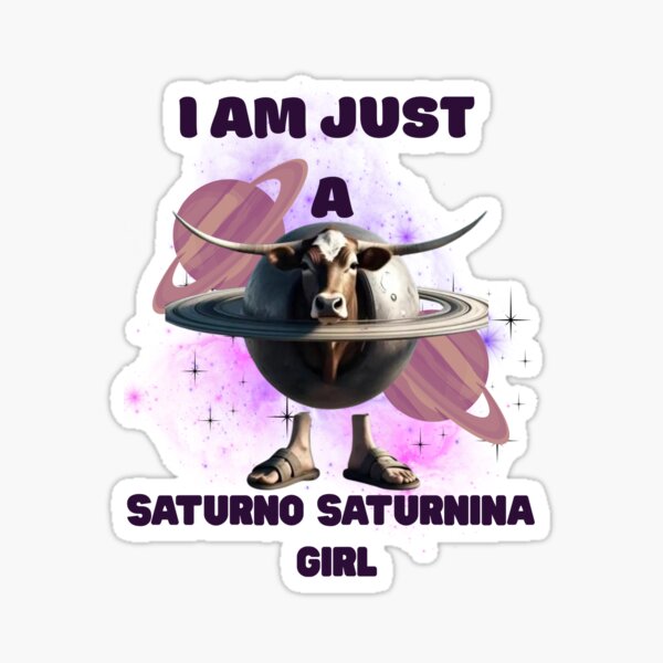 "SATURNINA" Sticker for Sale by Abbsten | Redbubble