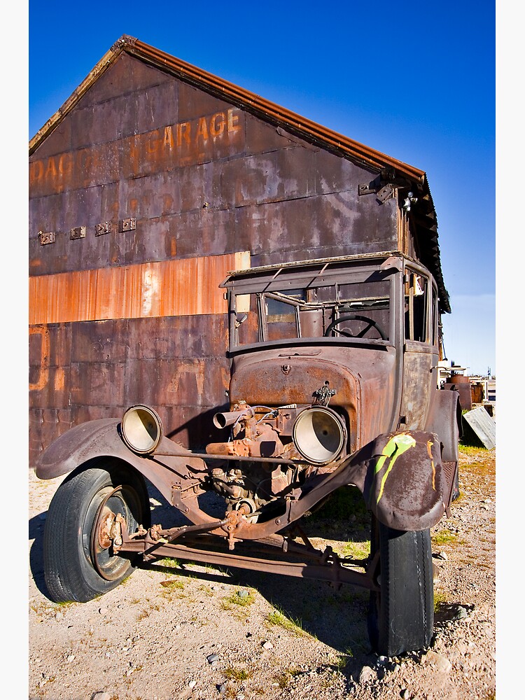 "Daggett Garage Route 66" Framed Art Print for Sale by photosbyflood ...