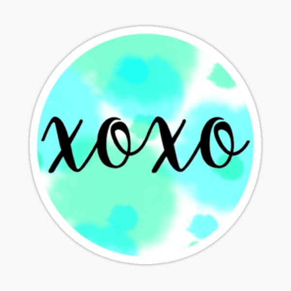 "xoxo" Sticker for Sale by EllenDenning | Redbubble