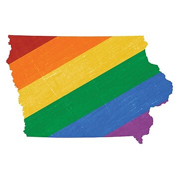 "Iowa Pride" Sticker for Sale by Maren Misner | Redbubble