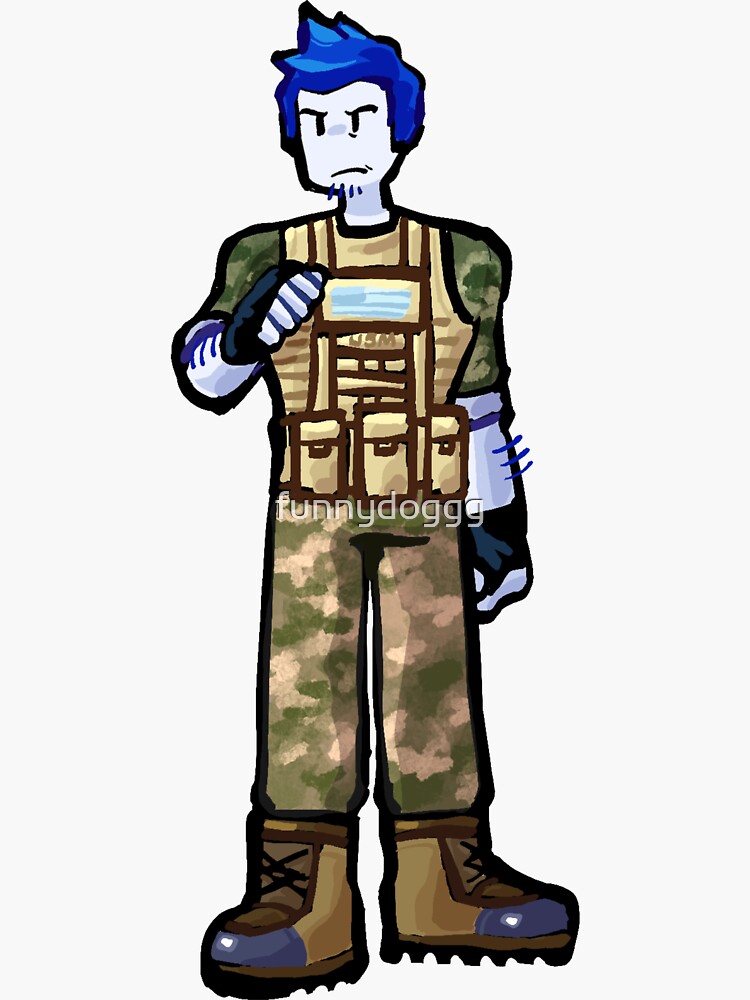 "Forsaken : Guest 1337" Sticker for Sale by funnydoggg | Redbubble