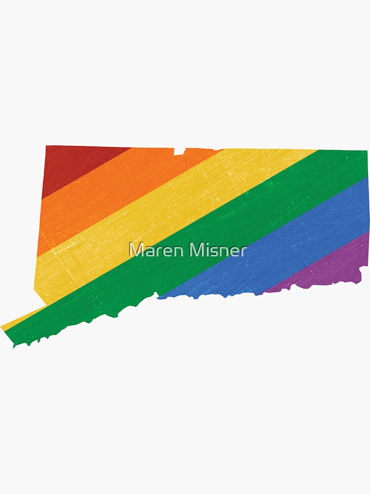 "Connecticut Pride" Sticker for Sale by marenmisner | Redbubble