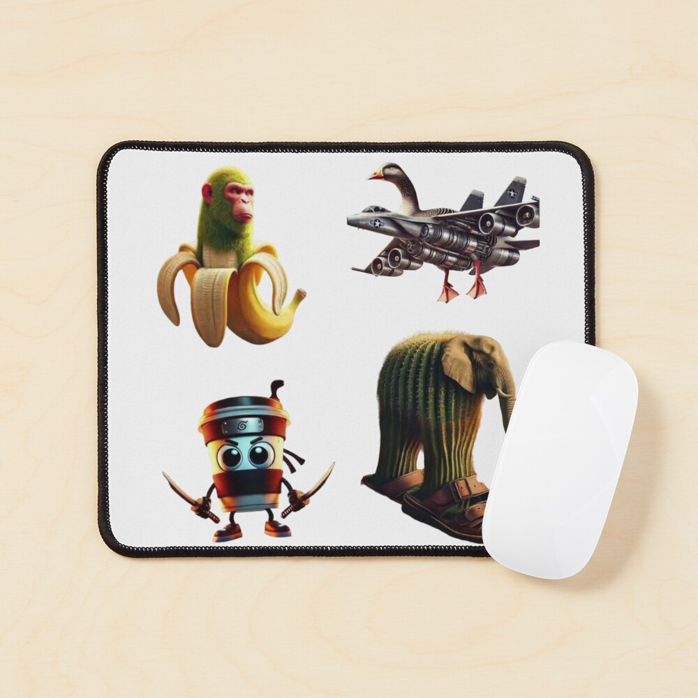 "Italian brainrot sticker pack of 4" Sticker for Sale by vyascreations ...