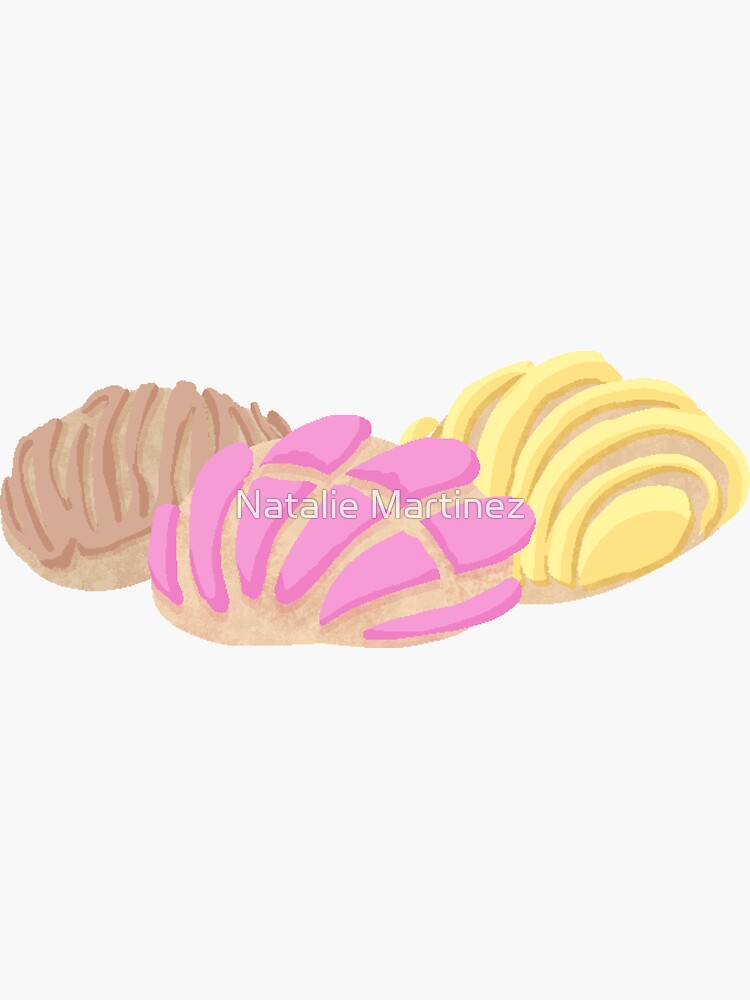 "Concha" Sticker for Sale by Natalie Martinez | Redbubble