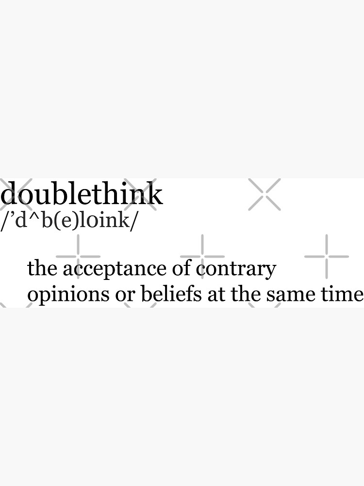 "Double Think 1984" Poster for Sale by HenryBourke767 | Redbubble