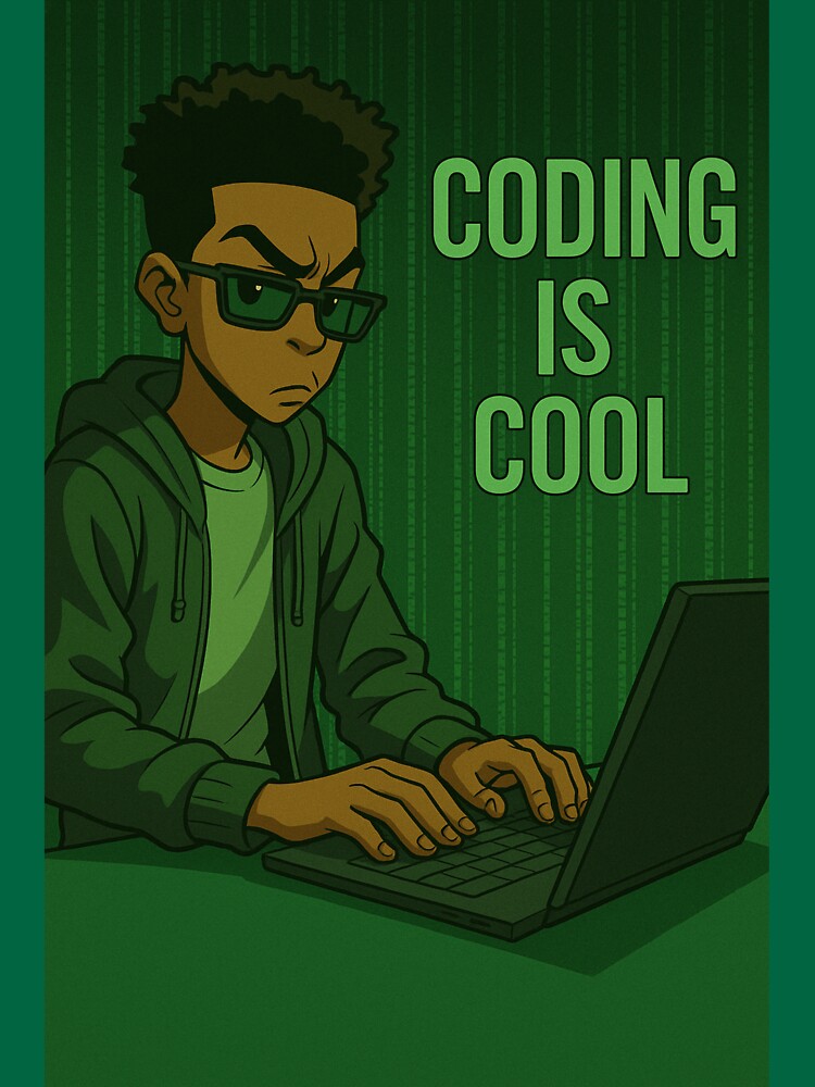 "Coding Is Cool" Essential T-Shirt for Sale by Inspire2Read | Redbubble