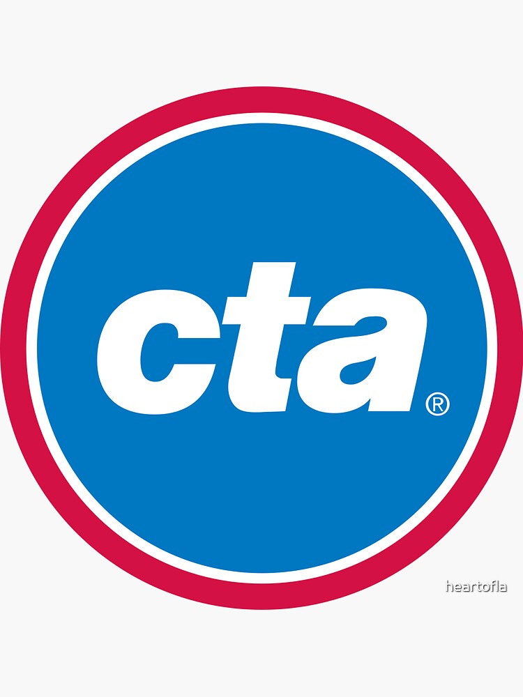 "CTA" Sticker for Sale by heartofla | Redbubble