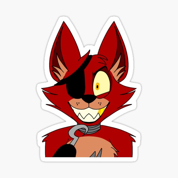 "Foxy" Sticker for Sale by RexTheWolf2605 | Redbubble