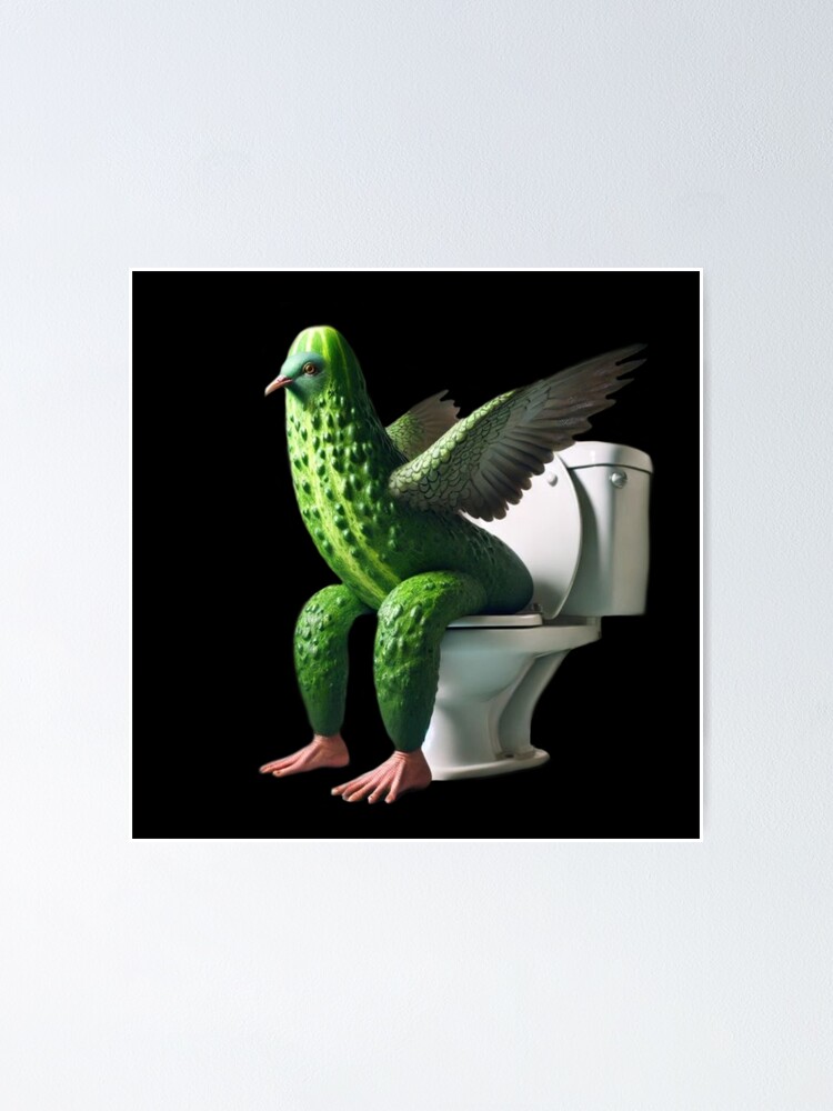 "Italian Brainrot (Pickle Pigeon)" Poster for Sale by sdnative619 ...