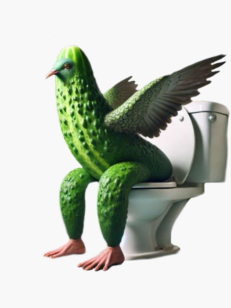 "Italian Brainrot (Pickle Pigeon)" Sticker for Sale by sdnative619 ...