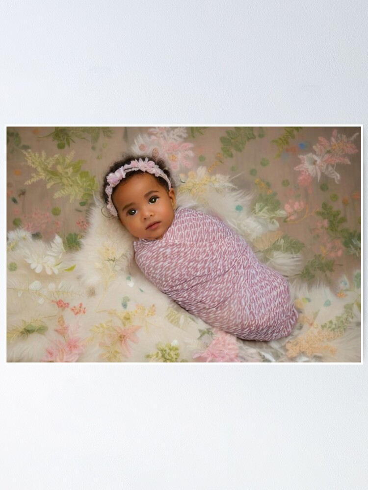 "Swaddled Baby Girl" Poster for Sale by jeneliz42 | Redbubble