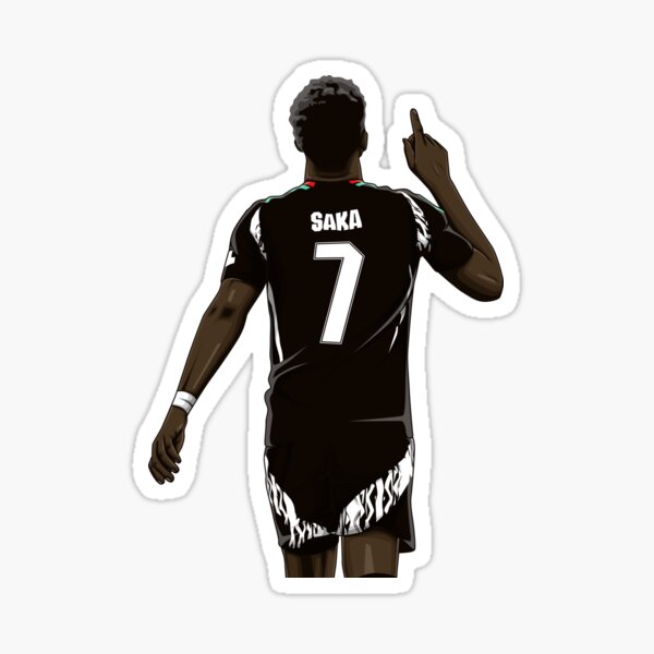 "Bukayo Saka" Sticker for Sale by Aldduardo | Redbubble