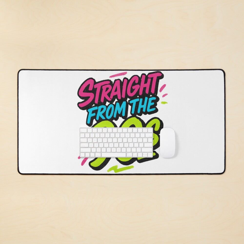 "Straight from the 90s – Neon Graffiti Style Throwback" Sticker for ...