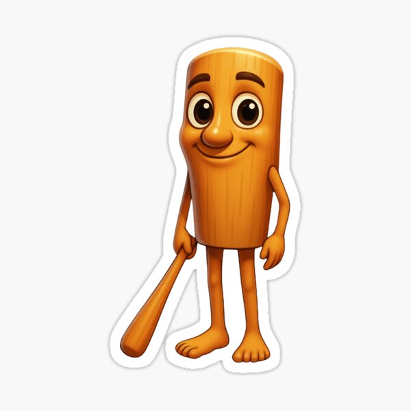 "Tung Tung Tung Sahur (Italian Brainrot) " Sticker for Sale by ...