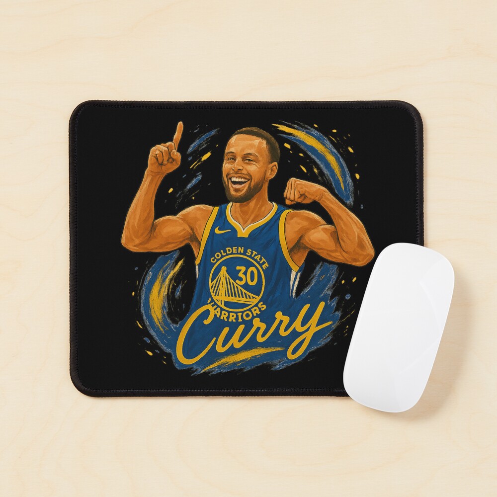 "Steph Curry Golden State Warriors Artwork – NBA Legend #30" Sticker ...