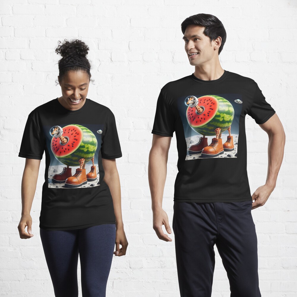 "Giraffa Celeste Giraffe Melon in boots Brainrot Meme" Sticker for Sale ...