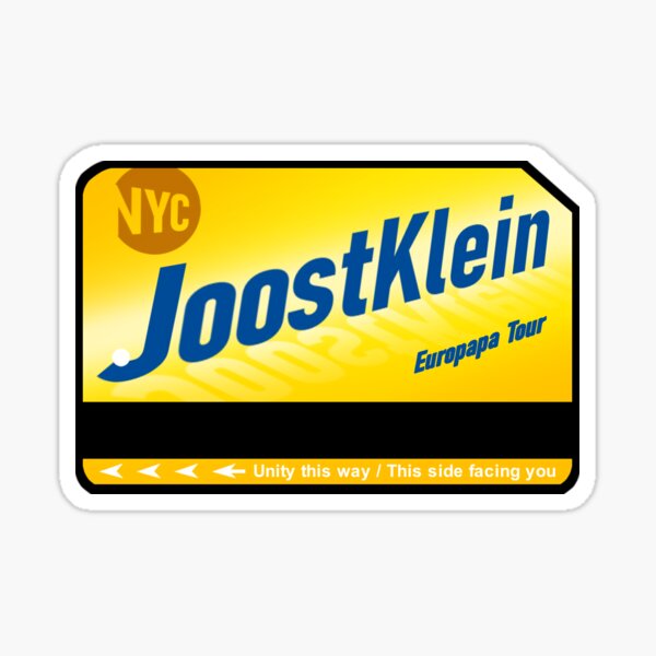 "Joost NYC subway card" Sticker for Sale by leeuruart | Redbubble