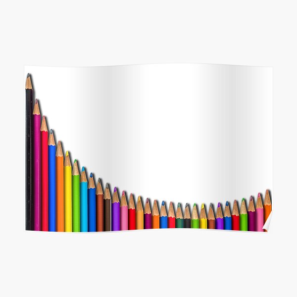 "Colored Pencils" Poster by mrdoomits | Redbubble