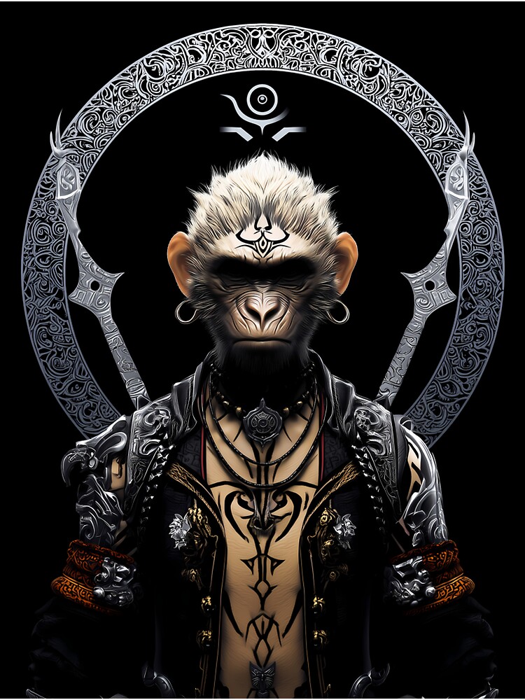 "Sun Wukong: The Shadow Sigil" Sticker for Sale by Skolyak | Redbubble