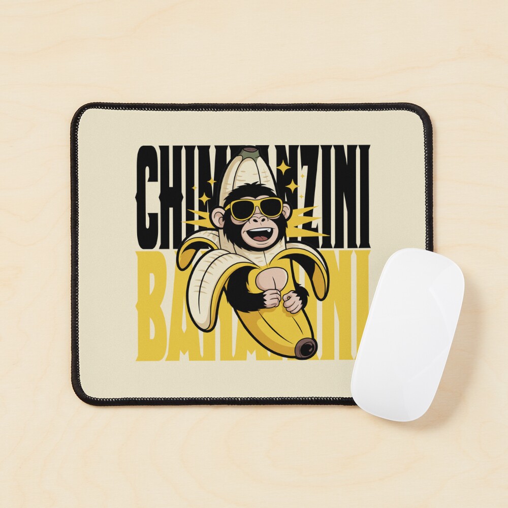 "Chimpanzini Bananini Italian Brainrot" Sticker for Sale by ...