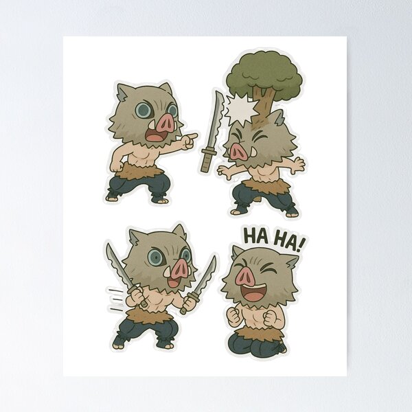 "Inosuke’s Wild Antics – Chibi Inosuke Being Chaotic and Hilarious ...