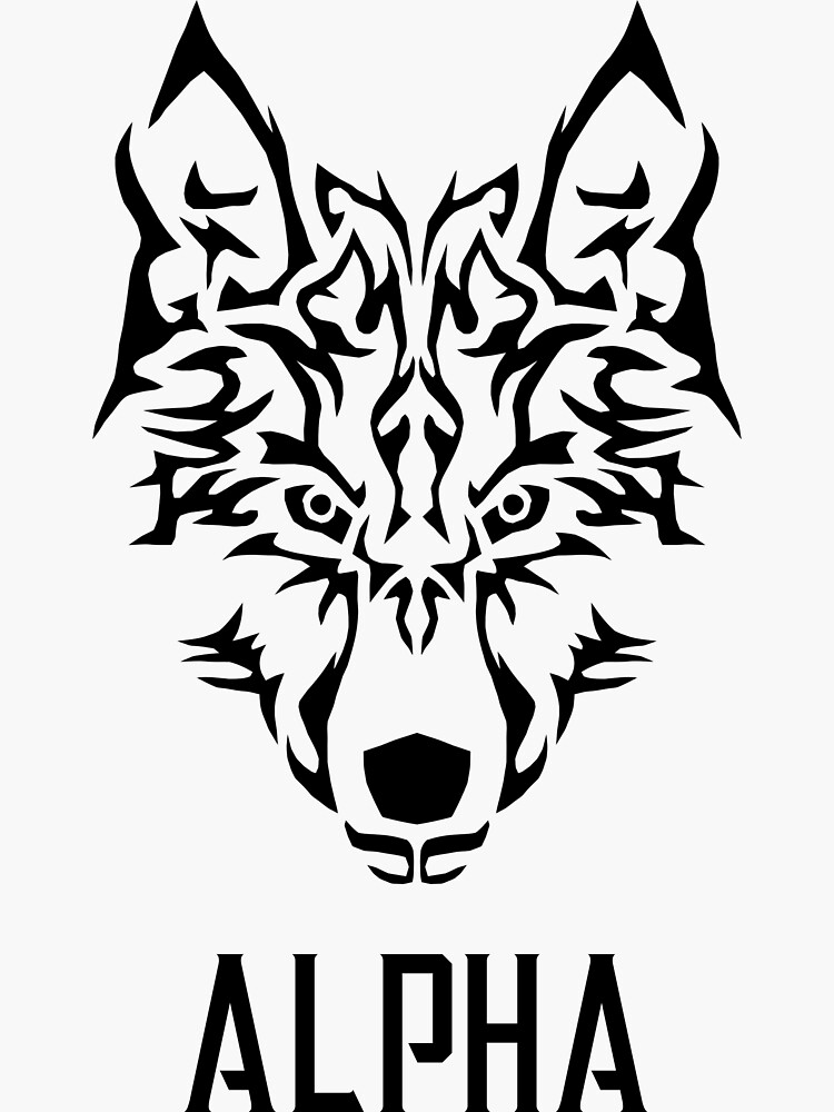 "alpha wolf animal mma training boxing workout " Sticker by untagged ...
