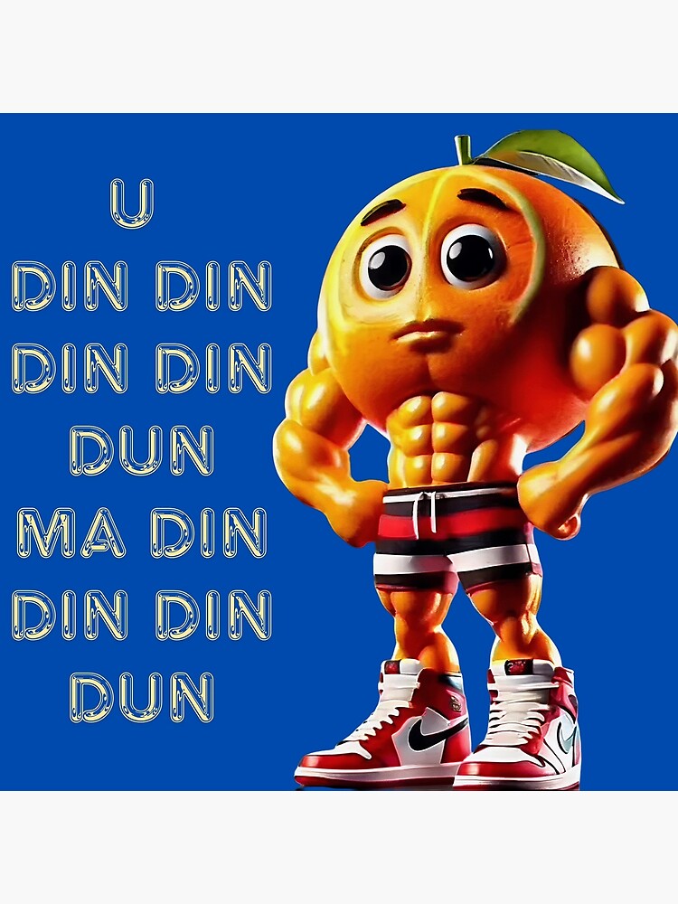 "U Din Din Din Din Dun Ma Din Din Din Dun - Italian Brainrot" Art Print for Sale by Soto375 ...