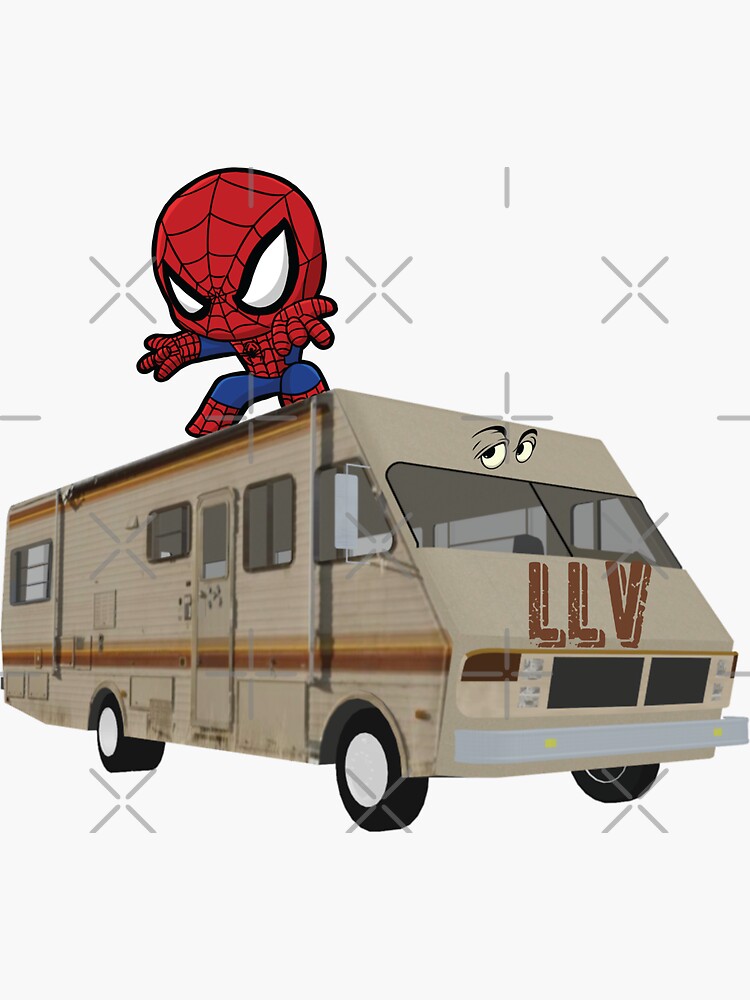 "Cute Cartoon LLV | Fun Aesthetic Vehicle Illustration" Sticker for ...