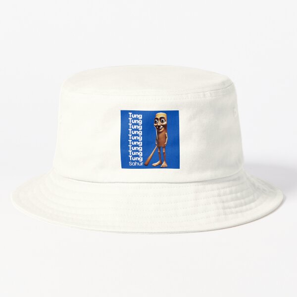 Bucket Hat for Sale mit "Tung Tung Tung Tung Tung Tung Tung Tung Tung ...