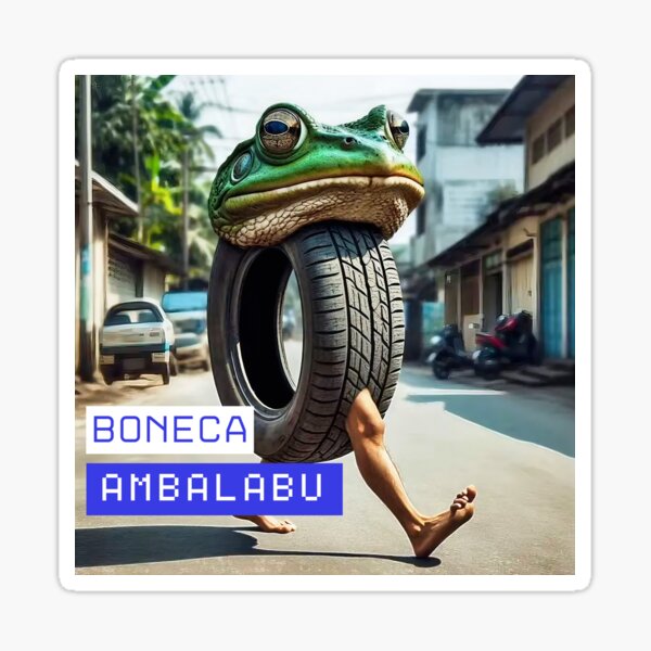 "Boneca Ambalabu - Italian Brainrot" Sticker for Sale by Soto375 ...