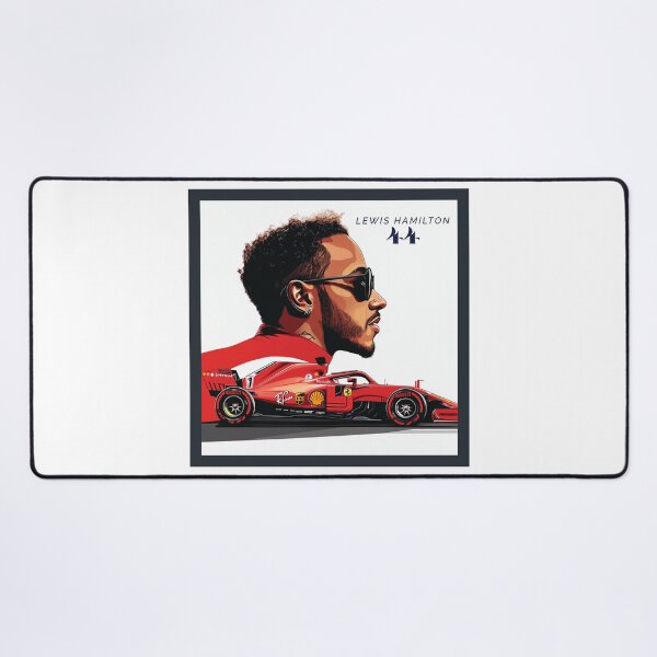 Lewis Hamilton Ferrari Mouse Pads & Desk Mats for Sale | Redbubble