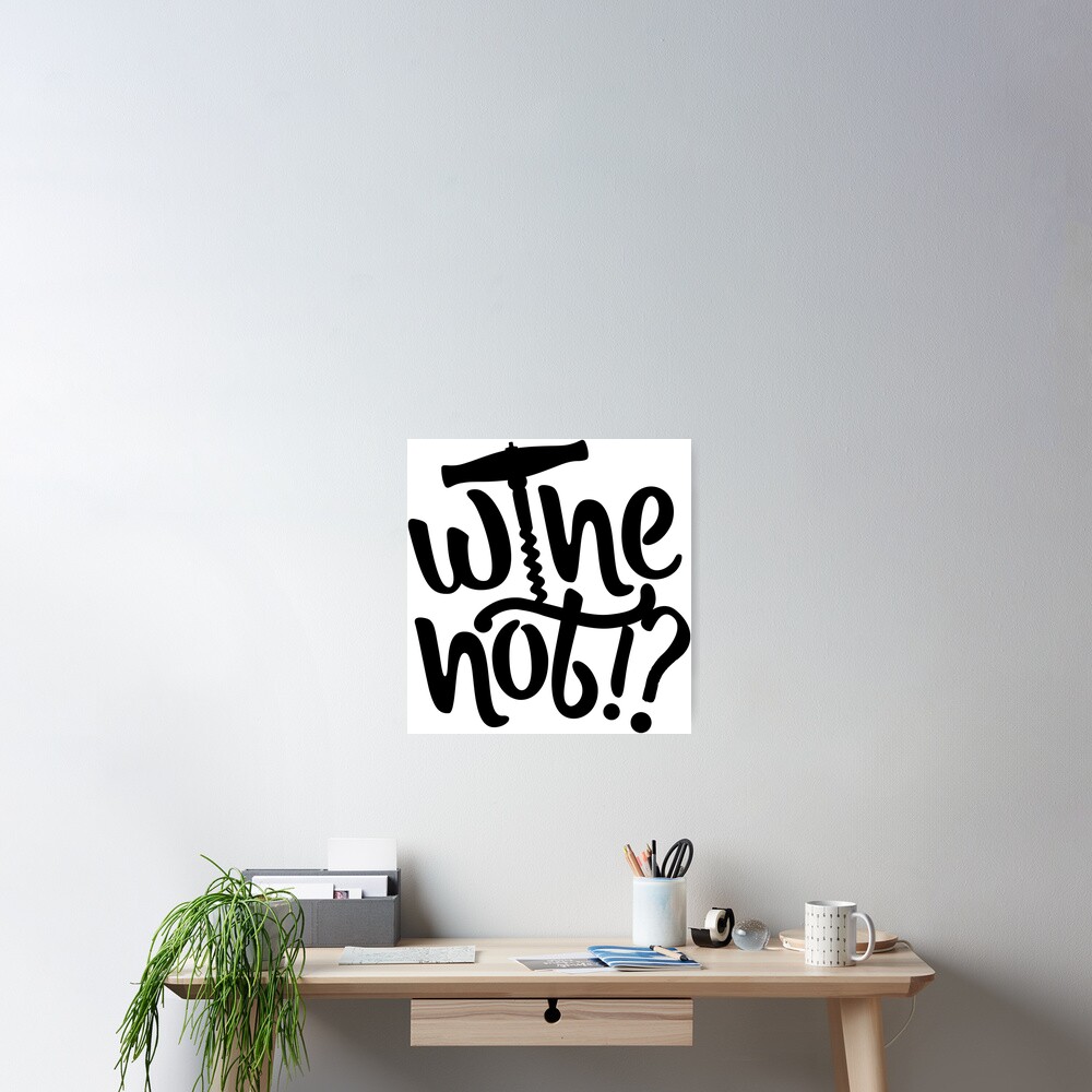 "Hand drawn typography poster. Inspirational vector typography. Wine ...