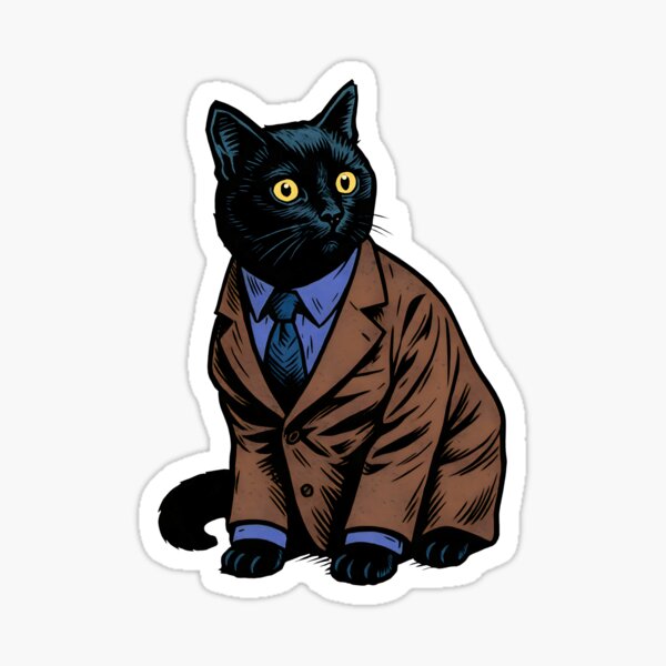 Zakelijke Kat Meme Box