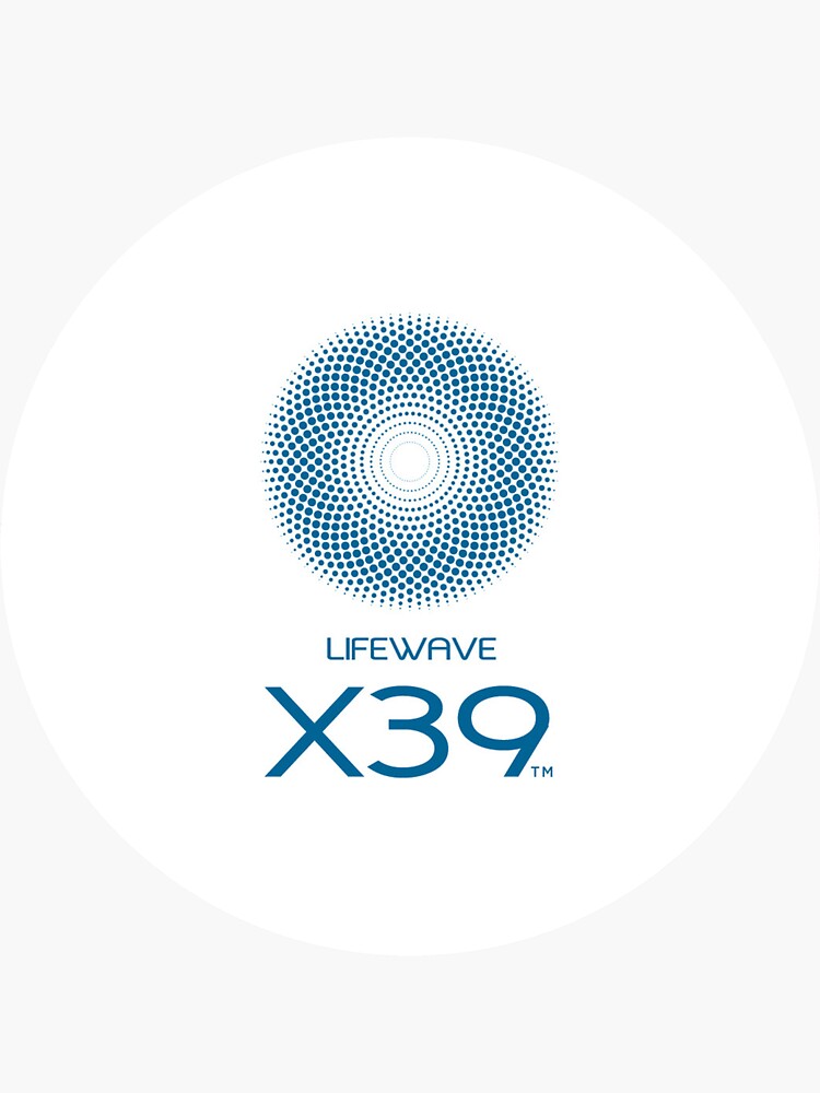 "Lifewave X39 LOGO - Skin Patches" Sticker for Sale by DebraCohenMusic ...