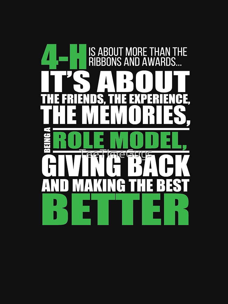 "4h Is About More Than Awards And Ribbons" Pullover Hoodie for Sale by ...