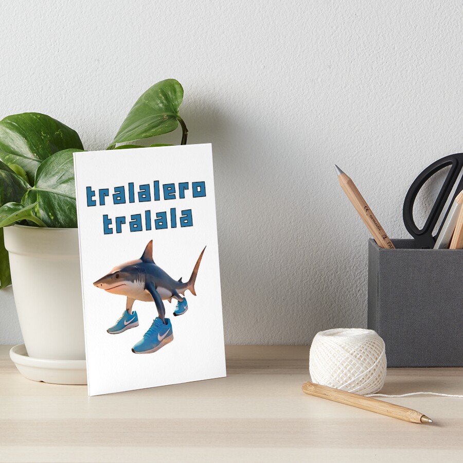 "tralalero tralala italian brainrot anomaly" Poster for Sale by ...