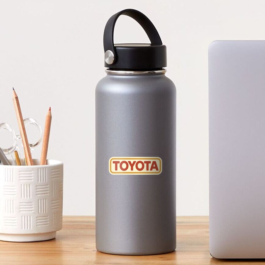 "Vintage Toyota" Sticker for Sale by warkos | Redbubble