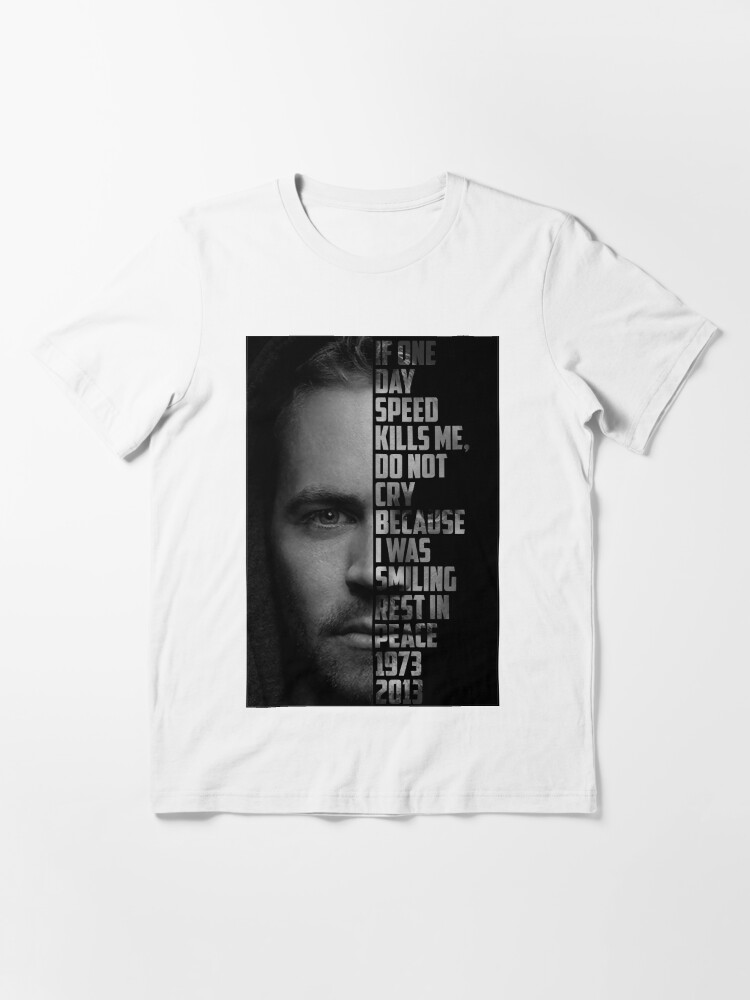 "Paul Walker Text Portrait" T-shirt for Sale by IneffableDeslgn ...