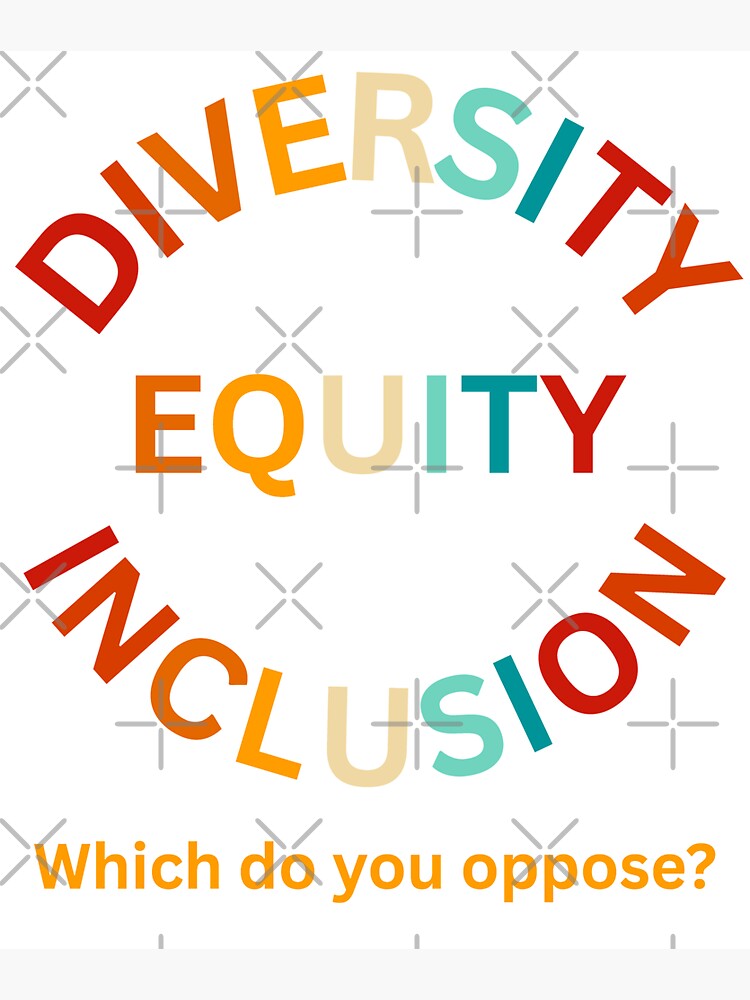 "DEI Diversity equity inclusion in America 2025" Sticker for Sale by ...