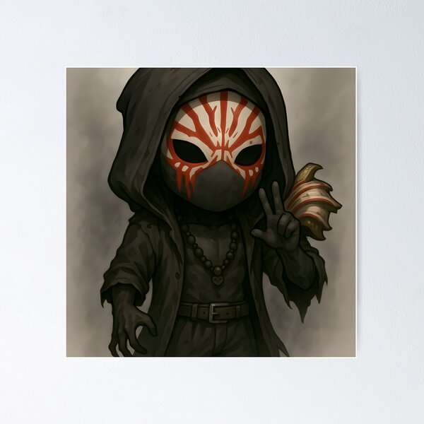 "Vessel Sleep Token Chibi" Poster for Sale by HORROR-FX | Redbubble