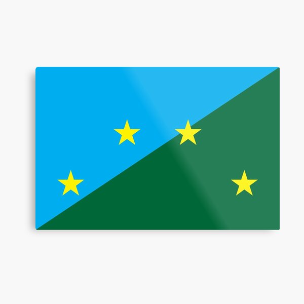Lámina metálica «Bandera de la provincia de Darién, Panamá» de ...
